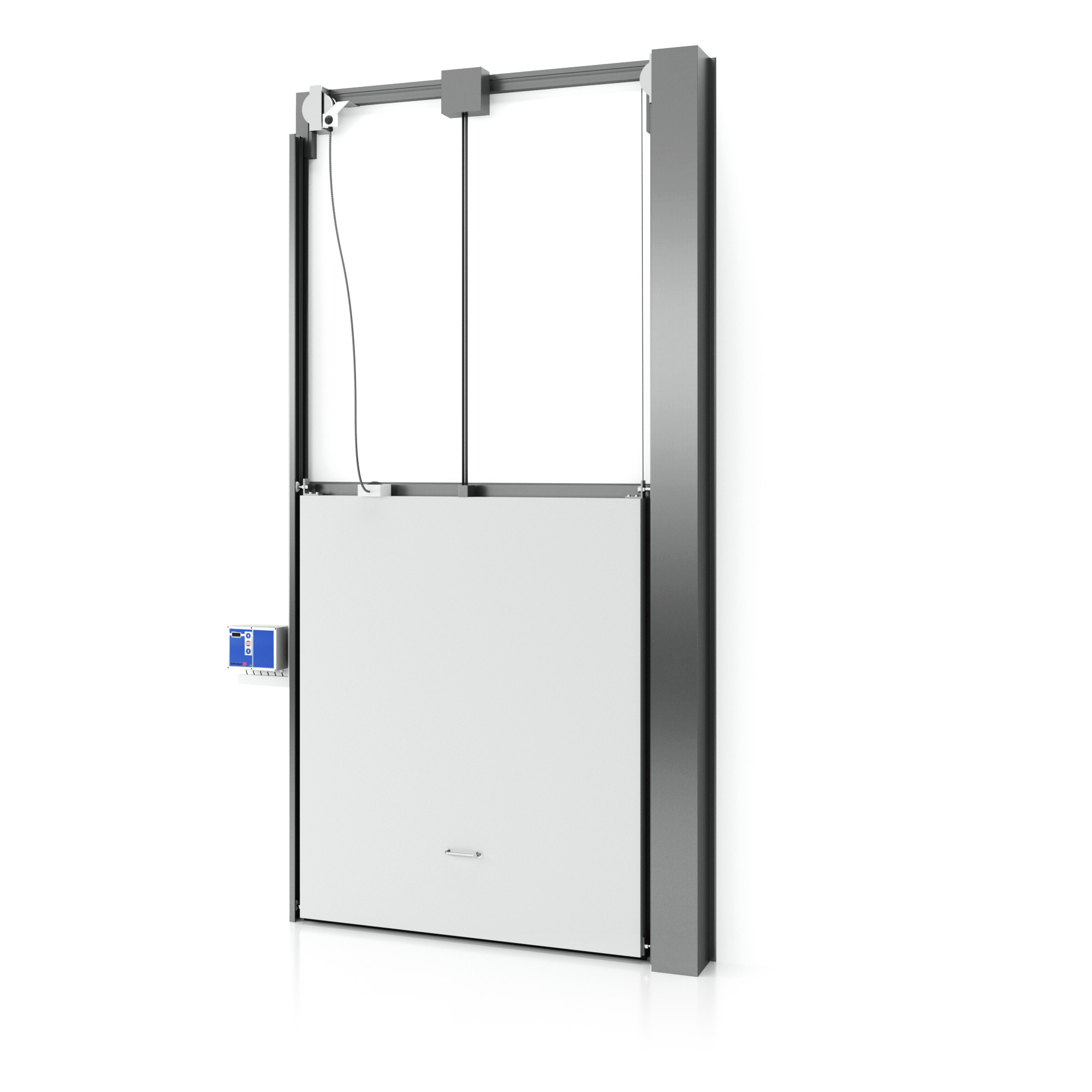 FREEZE / Vertical sliding door for frost 100 mm AV1001F | DAN-doors